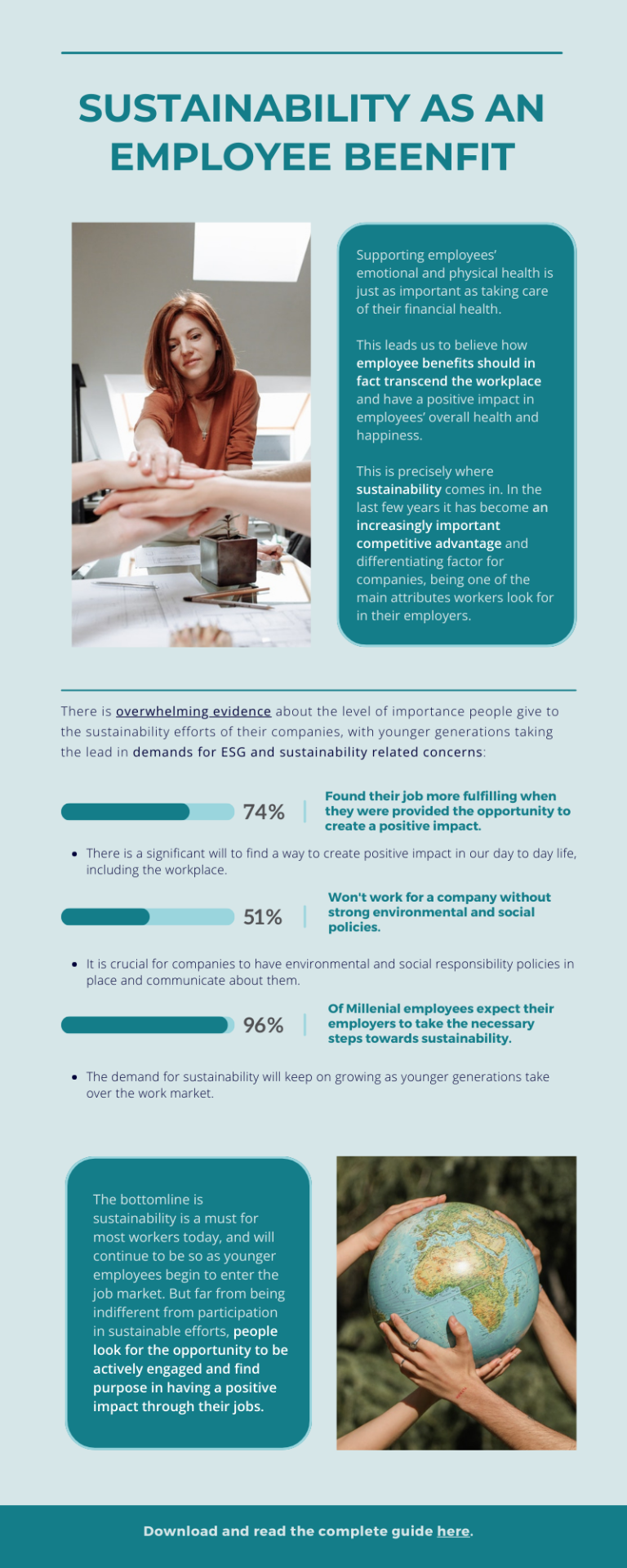 Infographic: Sustainability as an employee benefit - DoGood People